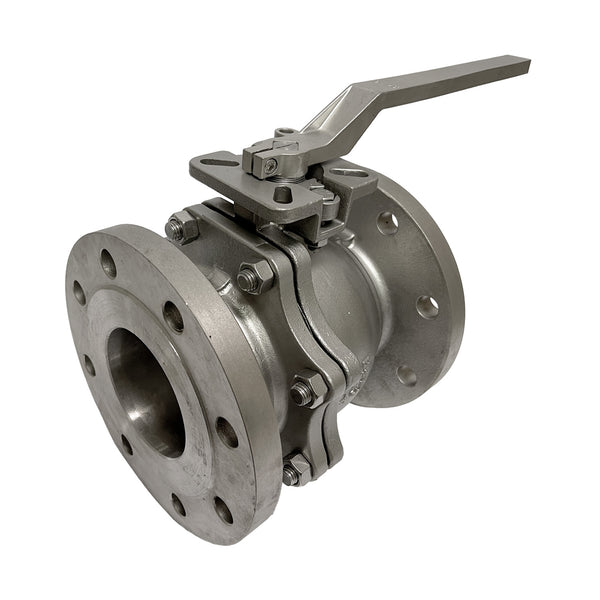 4" Flanged 150# ball valve SS304 - Deutsche Beverage Parts